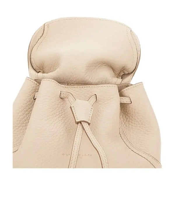 GIANNI CHIARINI Violette Hammered-leather Backpack