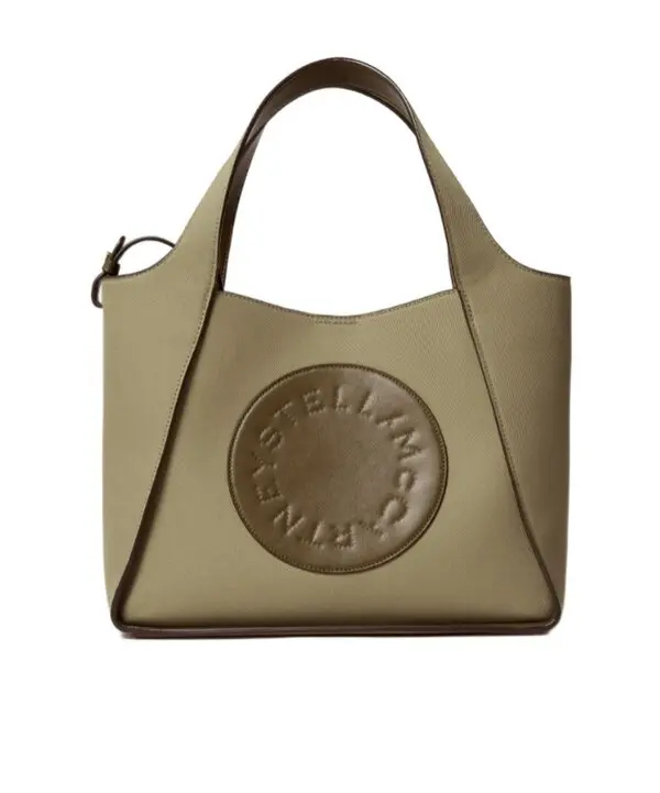 Stella McCartney Logo Crossbody Tote Bag - Brown