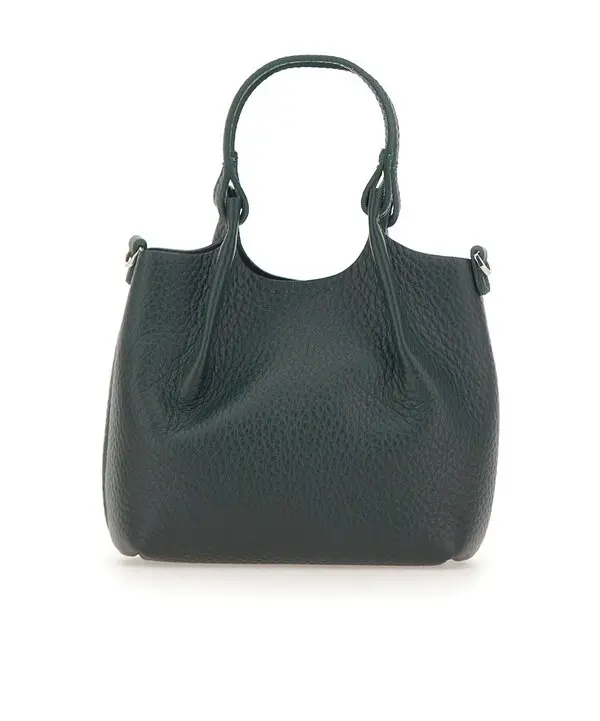 GIANNI CHIARINI Dua Grained Leather Shoulder Bag