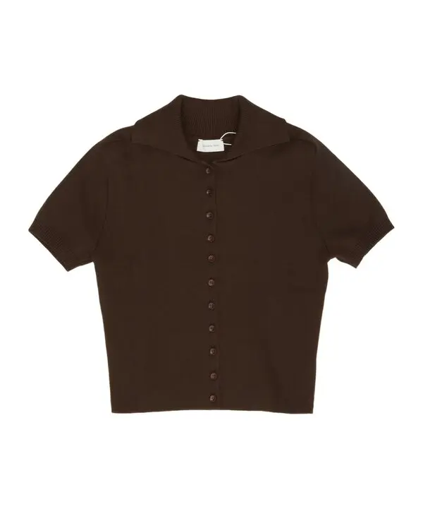Magda Butrym Short-sleeved Knitted Cardigan
