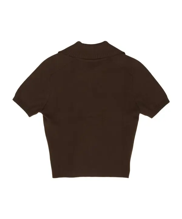 Magda Butrym Short-sleeved Knitted Cardigan
