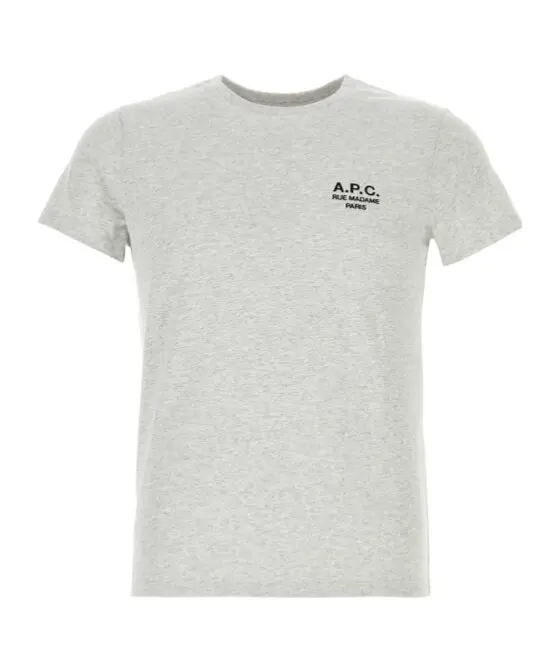 A.p.c. Logo-print Melange T-shirt