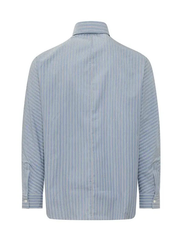 Givenchy Couture Seam Striped Overshirt
