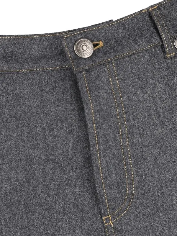 Brunello Cucinelli Logo Patch Straight-leg Jeans