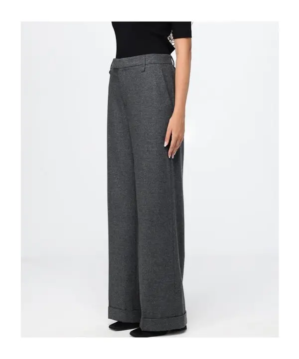 Brunello Cucinelli Pleated Trousers With Cuffed Hem