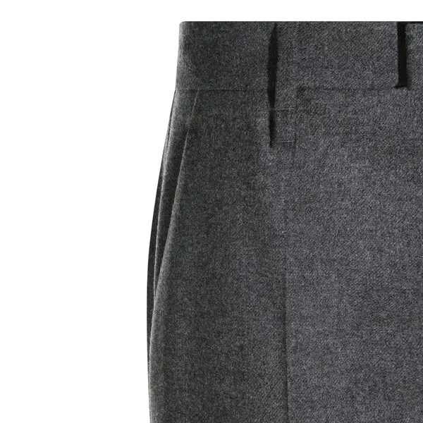 Brunello Cucinelli Pleated Trousers With Cuffed Hem