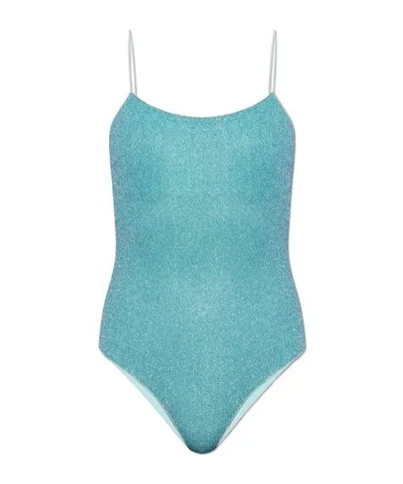 Oseree Sleeveless One-piece Swimsuit - Blue
