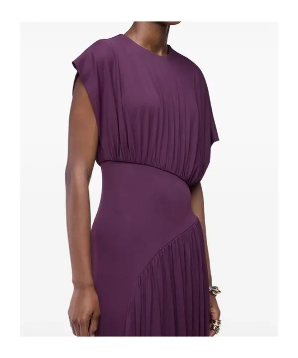 Rabanne Asymmetric Ruched Maxi Dress