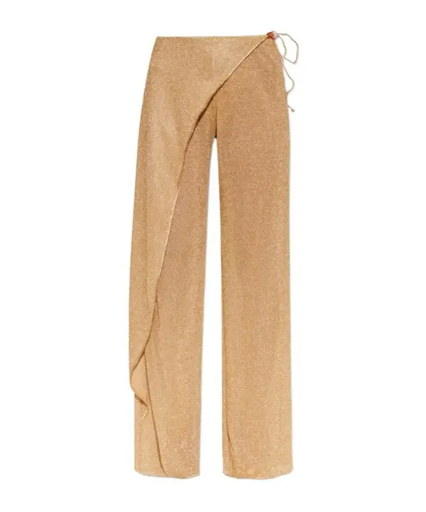 Oseree Lace-up Casual Pants