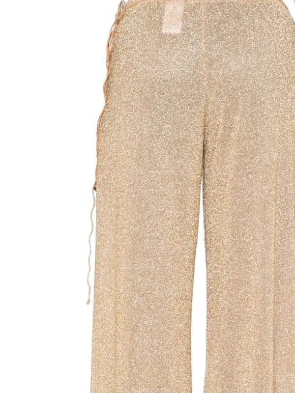 Oseree Wrap Lurex Beach Pants