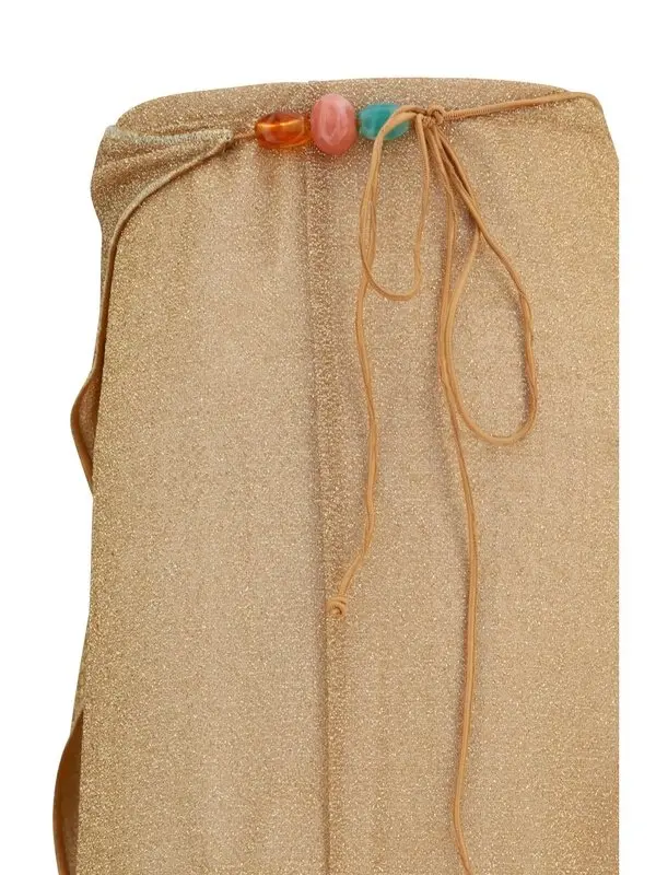 Oseree Wrap Lurex Beach Pants