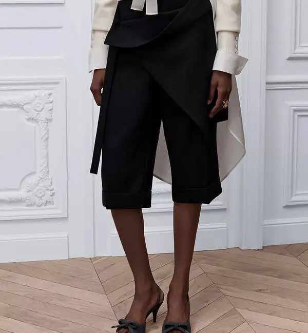 Dior Pleated Capri Pants