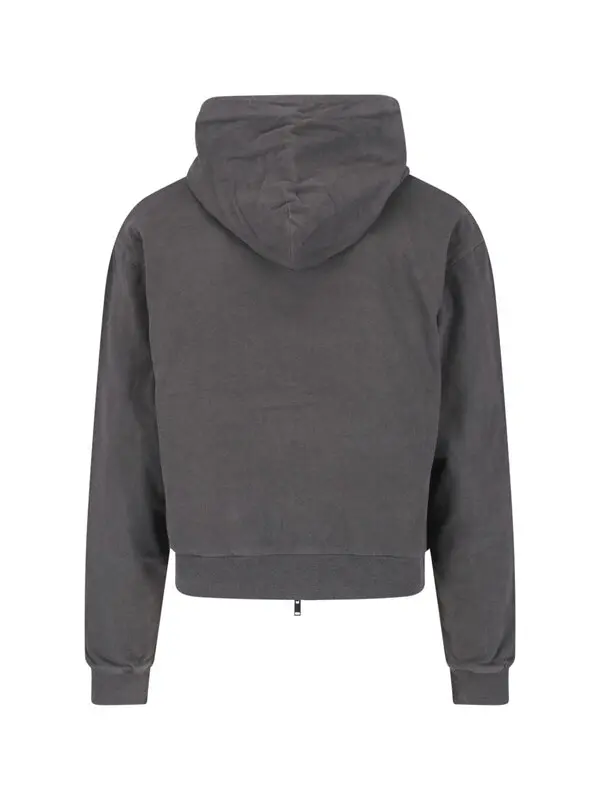 THE ROW Zip-up Drawstring Hoodie