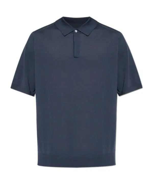 Paul Smith Short-sleeved Knit Polo Shirt