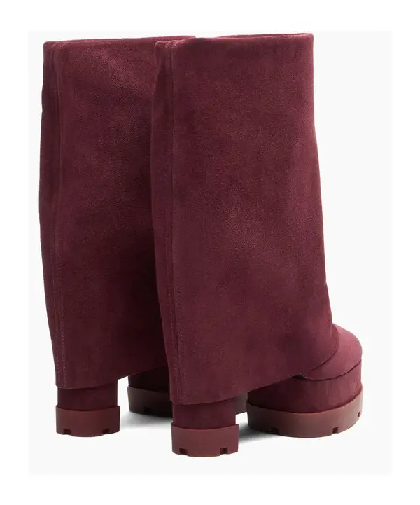 Casadei Nancy Fold-over Platform Boots