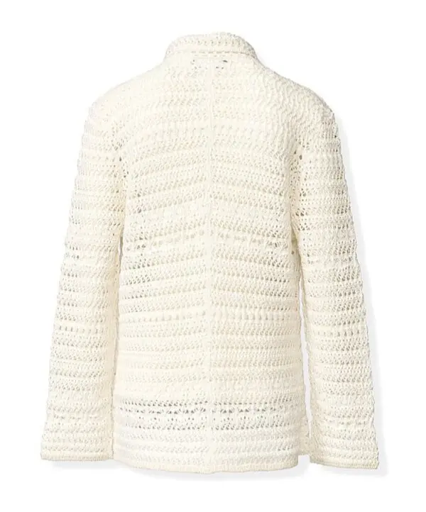Fabiana Filippi Long Sleeve Collared Cardigan