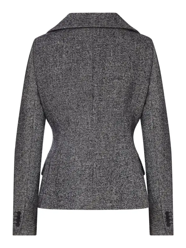 Dior Collared Long-sleeved Casual Jacket