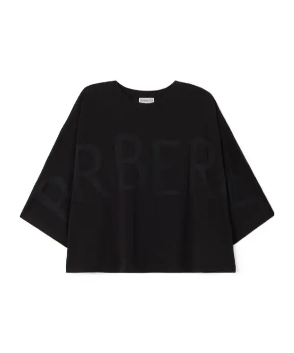Burberry Logo Cotton Blend T-shirt