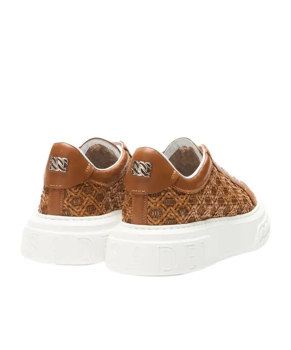 Casadei Woven Low-top Sneakers