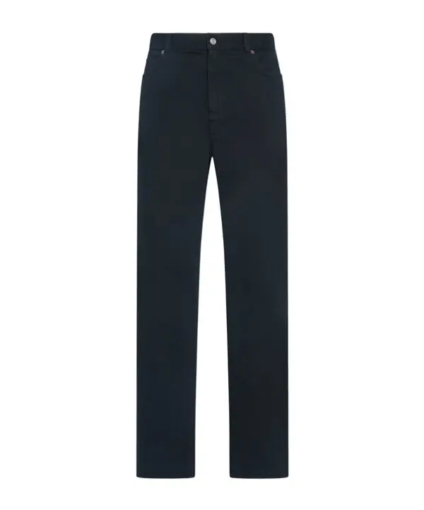 THE ROW Mid-rise Five-pocket Wide-leg Jeans - Black