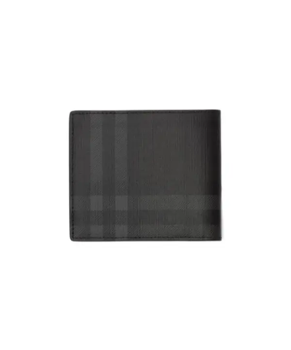 Burberry City Check Bifold Coin Wallet