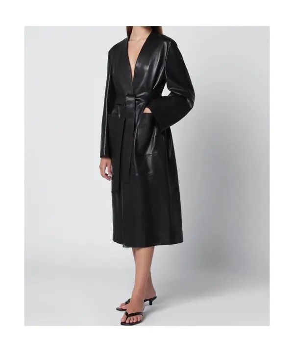 Nour Hammour Belted Coat