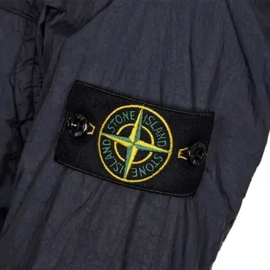 Stone Island Compass Patch Collared Zip-up Jacket