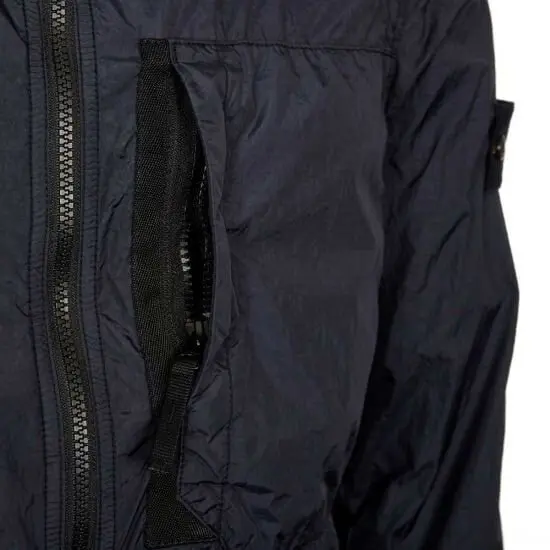 Stone Island Compass Patch Collared Zip-up Jacket