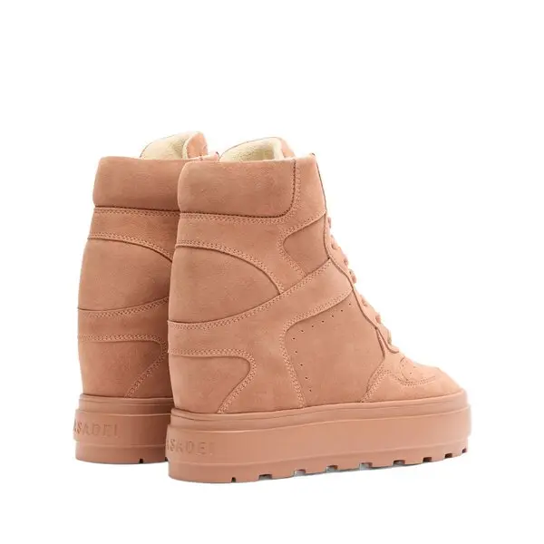 Casadei Platform Wedge High-top Sneakers
