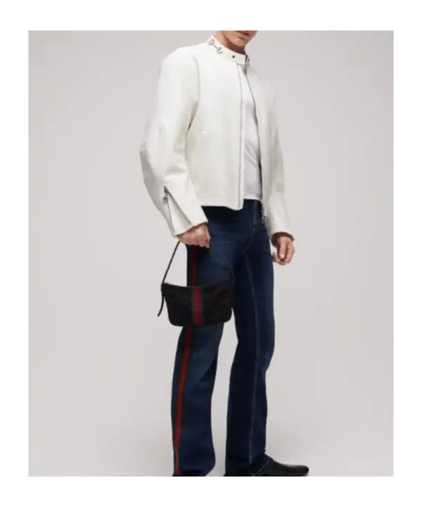Gucci Treated Bull Leather Jacket