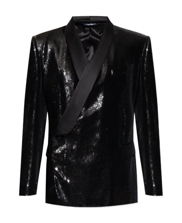 Dolce & Gabbana Single-breasted Sequin Blazer