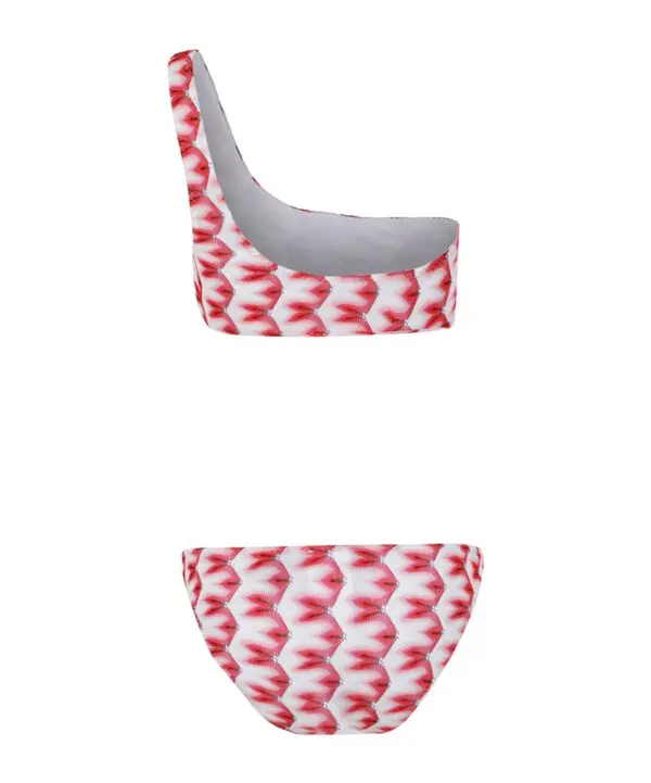 Missoni One-shoulder Zigzag Bikini