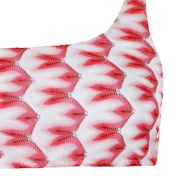 Missoni One-shoulder Zigzag Bikini