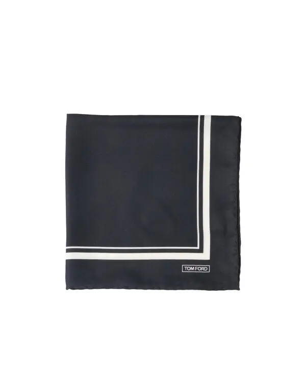 TOM FORD Tonal-frame Pocket Square
