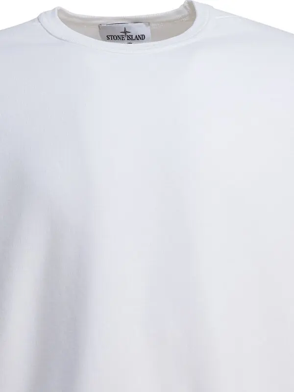 Stone Island 6100028 Logo-patch Crew-neck Sweatshirt