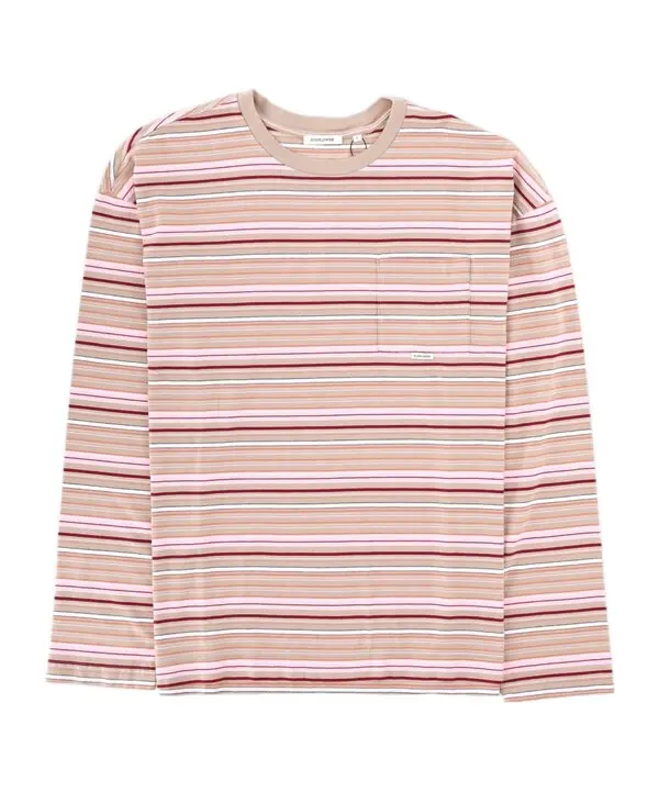 SUNFLOWER Stripe Ls Pocket T-shirt