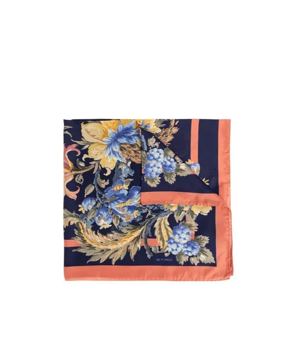 Etro Pattern Scarf - Black