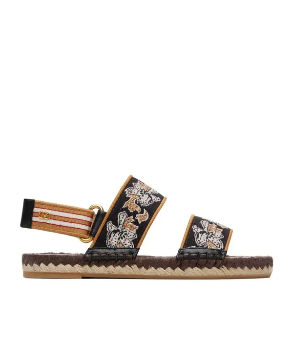 Valentino Garavani Round-toe Flat Sandals