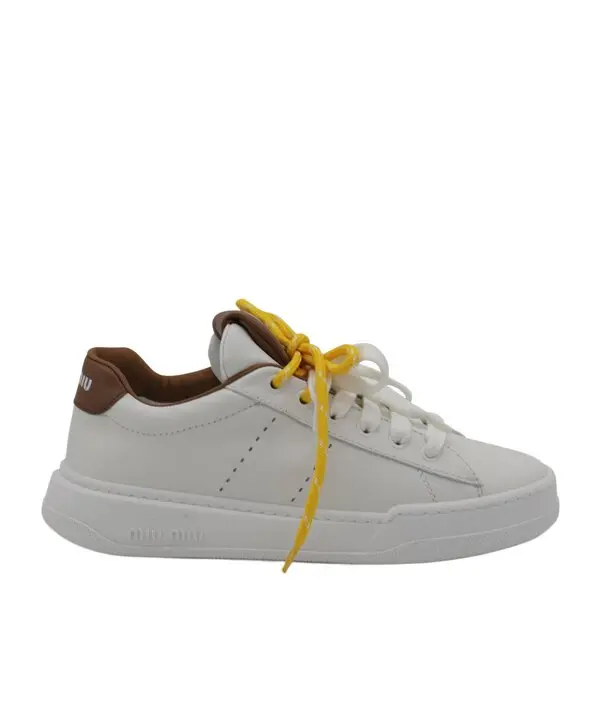 Miu Miu Lace-up Low-cut Casual Shoes