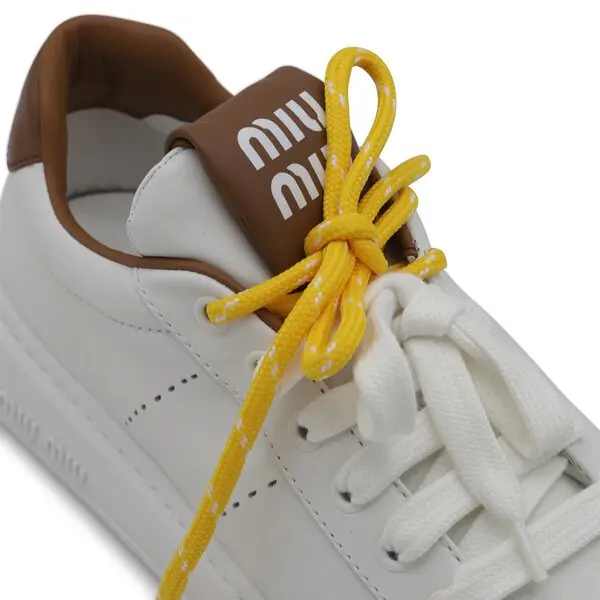 Miu Miu Lace-up Low-cut Casual Shoes