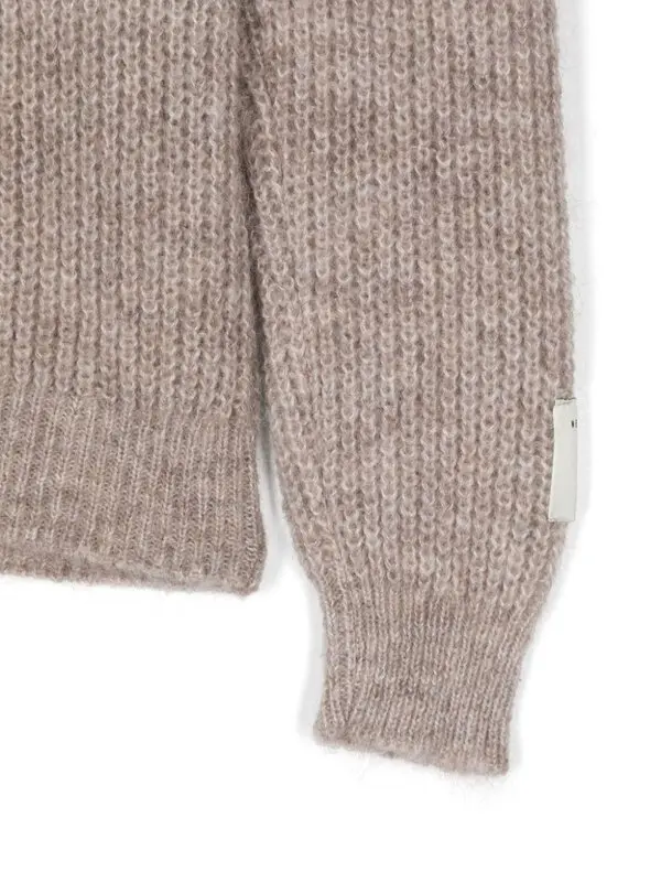 MSGM Intarsia-logo Sweater