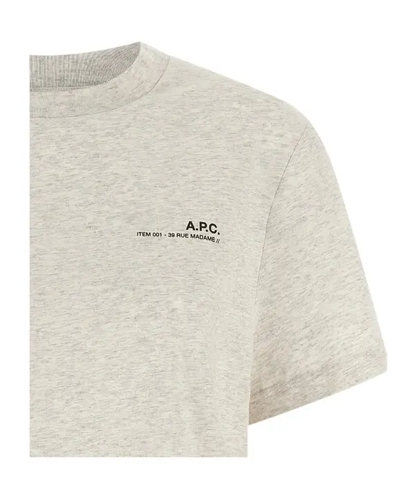 A.p.c. Logo Printed Crewneck T-shirt
