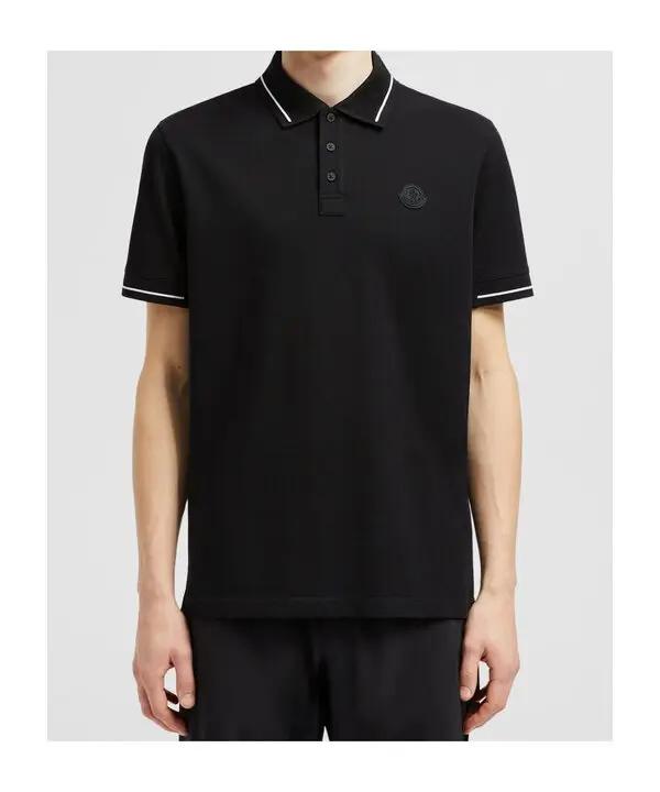 Moncler Logo Patch Short-sleeved Polo Shirt