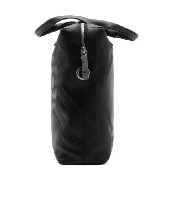 Burberry Checked Zip-around Briefcase
