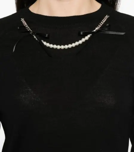 Simone Rocha Pearl-embellished Sweater