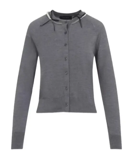 Simone Rocha Crew Neck Cardigan