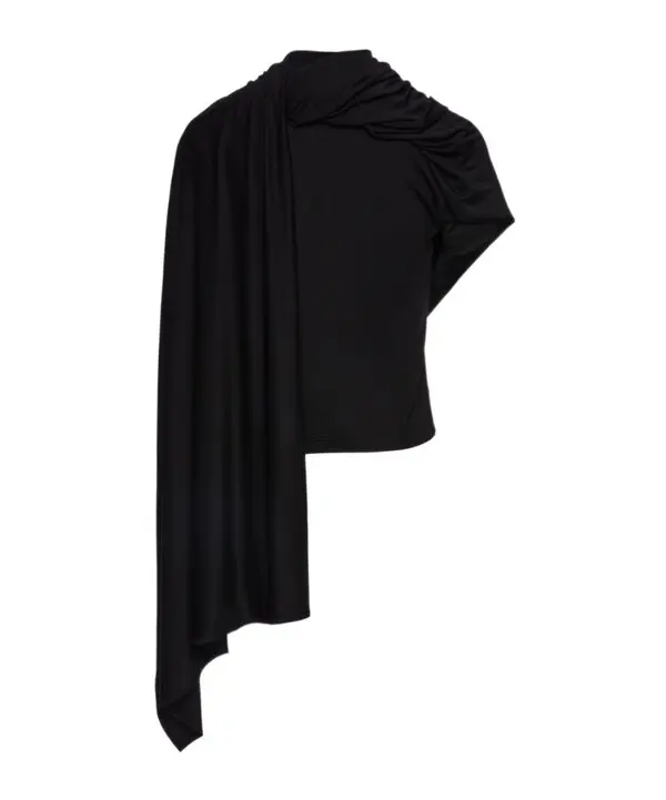 Magda Butrym Asymmetrical Draped T-shirt