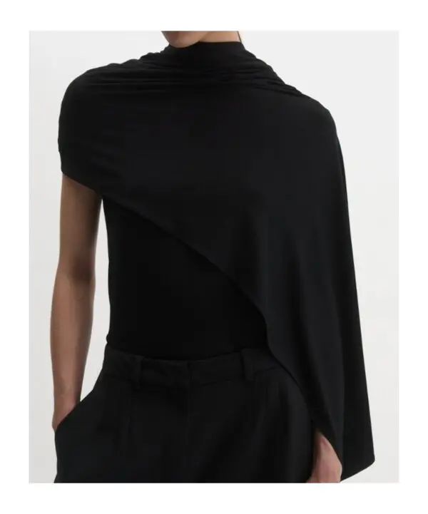 Magda Butrym Asymmetrical Draped T-shirt