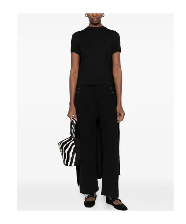 Magda Butrym Asymmetrical Draped T-shirt