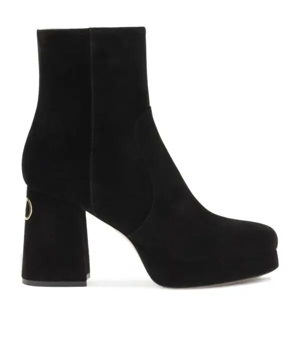 Valentino Garavani Fawcette Zip-up Ankle Boots - Black